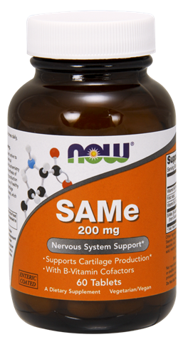 NOW Foods Sam-E 200mg Tablets Supports Cartilage Production* With B ...
