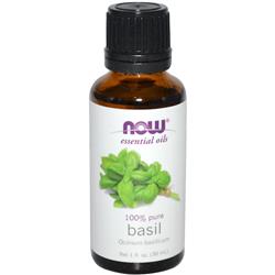 NOW Foods Solutions Basil Essential Oil for Burners & Diffusers Ocimum ...