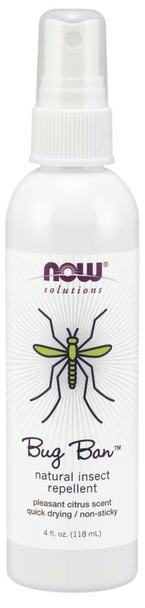 NOW Foods Bug Ban 4oz. Bug Repellent Spray - GoldenTrainer Performance ...