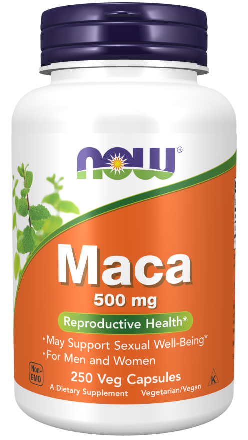 NOW Foods Maca 500mg 250 Veg Caps - GoldenTrainer Performance Personal ...
