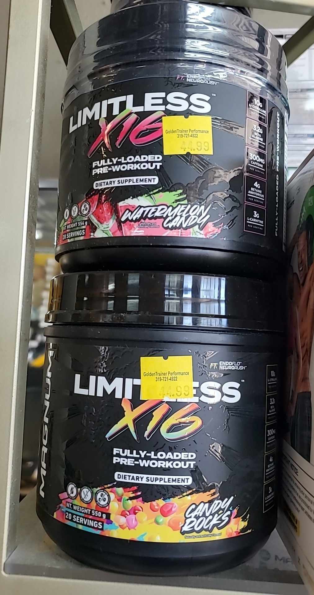 Magnum Nutraceuticals Limitless x16 Pre-Workout - GoldenTrainer ...